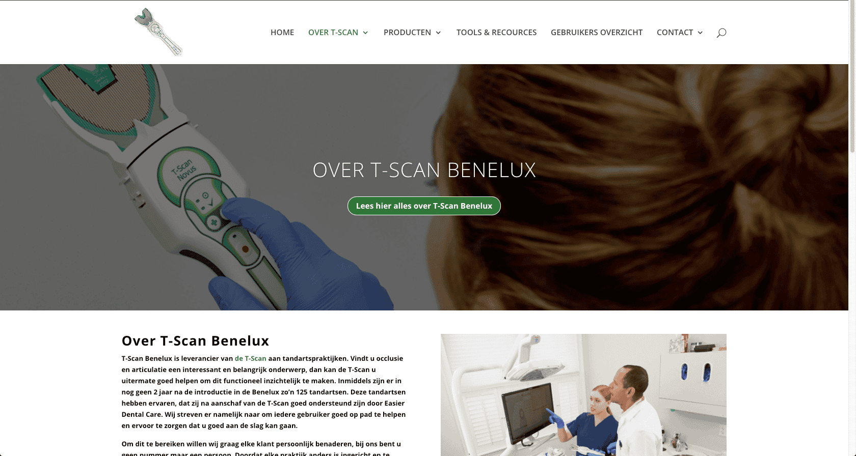 Nieuwe T-Scan website online! - T-Scan Benelux